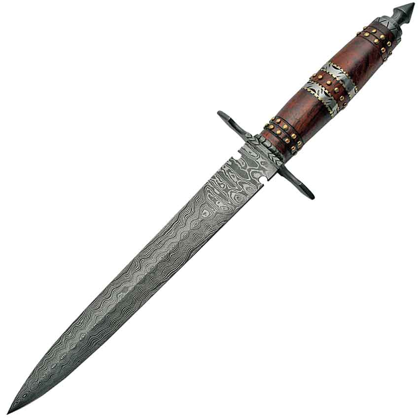 Rosewood Layered-Steel Dagger - Buying a Sword