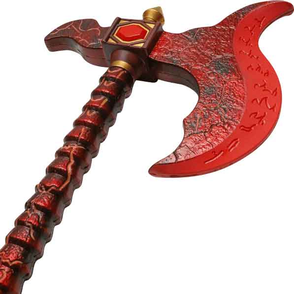 Foam Red Demon Blood Axe