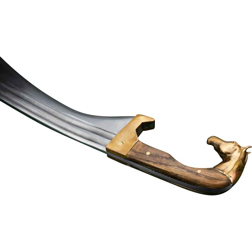 Bronze Horse Head Iberian Falcata